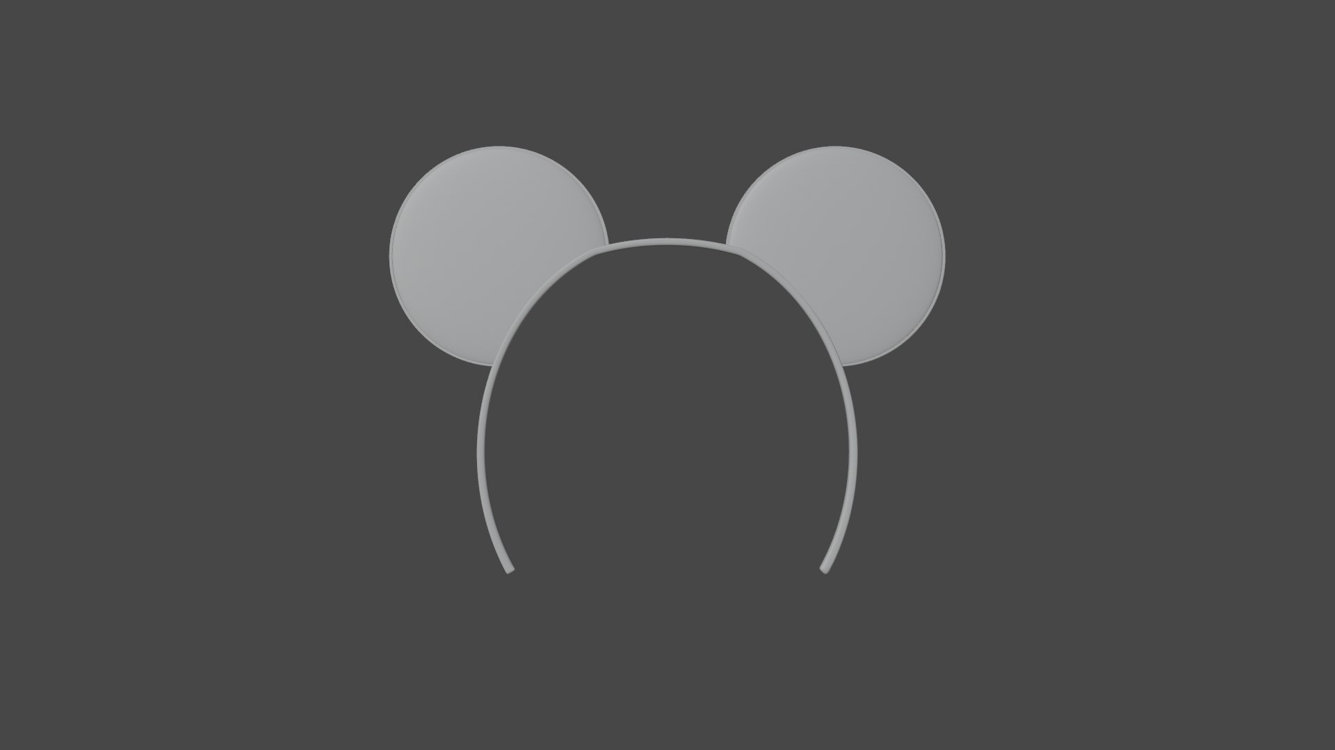 3D Mouse Ears Head Band Type - TurboSquid 1995078