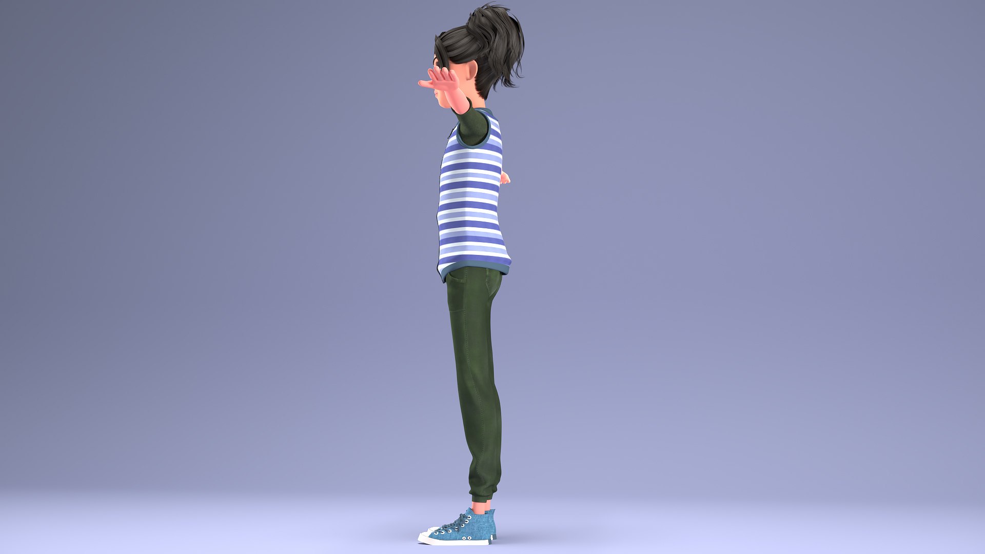 3D Teen 2 Rigged Model - TurboSquid 1402167