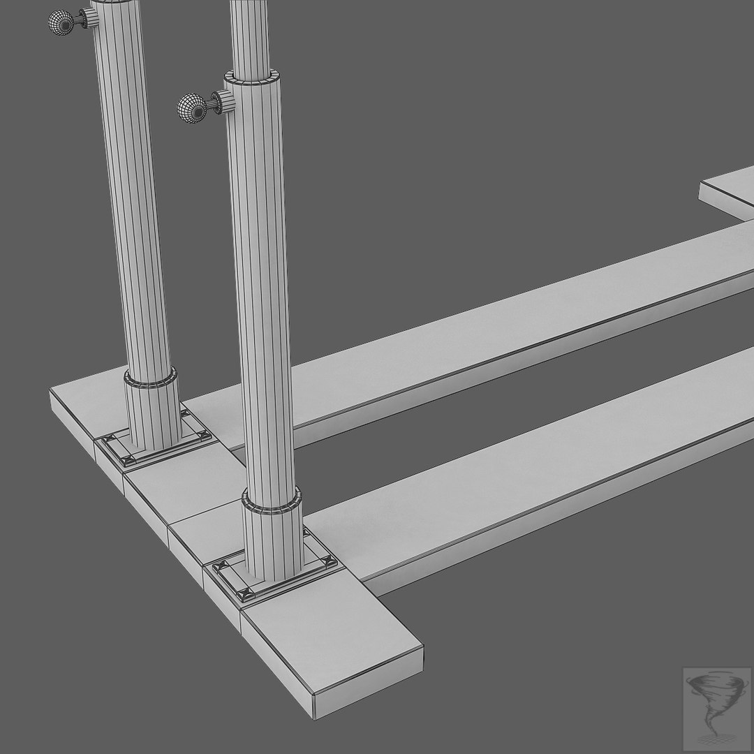 Parallel Bars 3d Model
