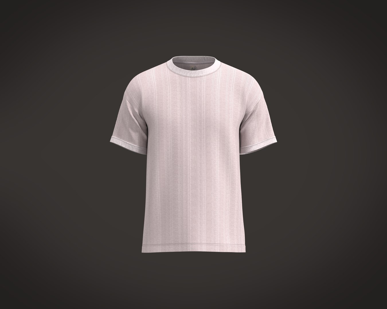 3D Mens Knit Textured Fabric Basic T Shirt - TurboSquid 2231448
