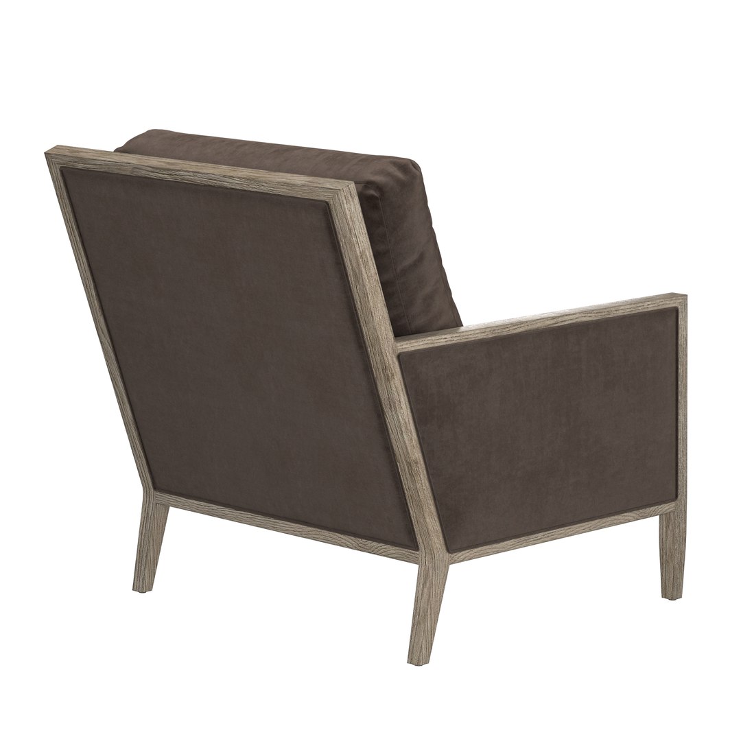 3D FRENCH CONTEMPORARY TRACK ARM LOW BACK CHAIR Model - TurboSquid 1900805