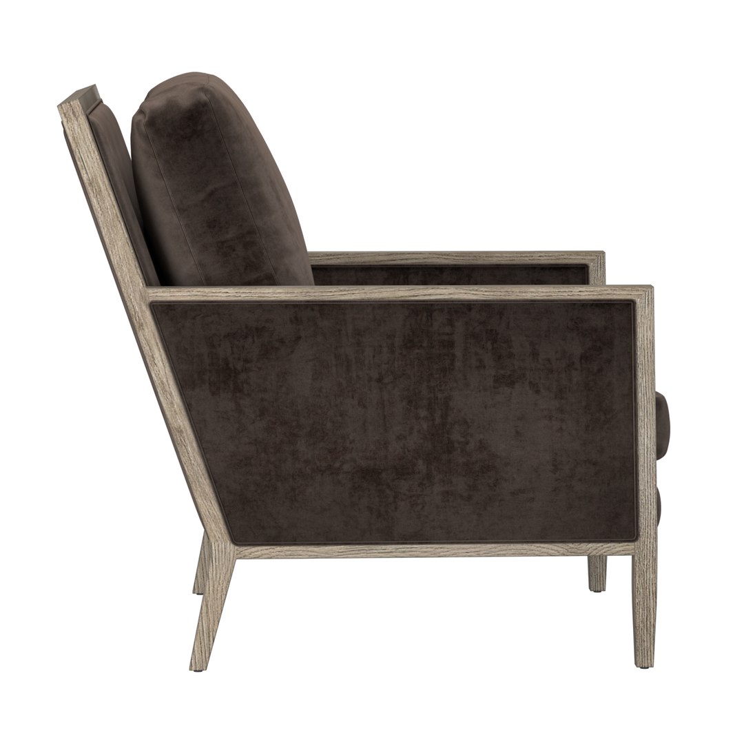 3D FRENCH CONTEMPORARY TRACK ARM LOW BACK CHAIR Model - TurboSquid 1900805