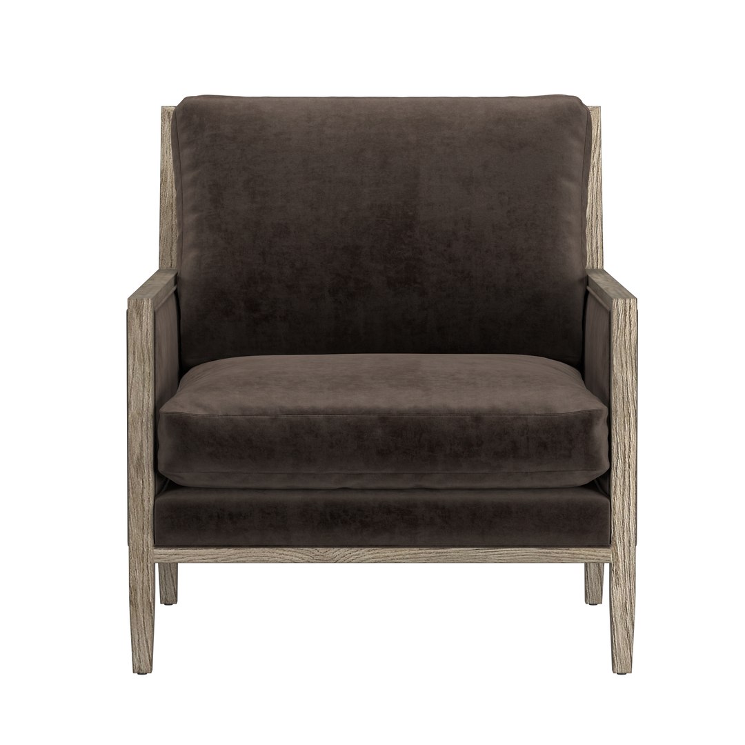 3D FRENCH CONTEMPORARY TRACK ARM LOW BACK CHAIR Model - TurboSquid 1900805