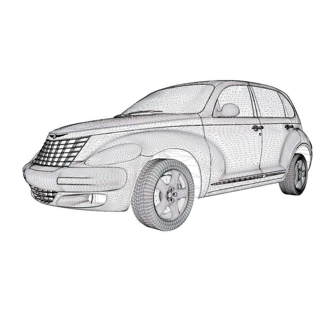3D Chrysler PT Cruiser Hatchback - 2007 model - TurboSquid 2138560