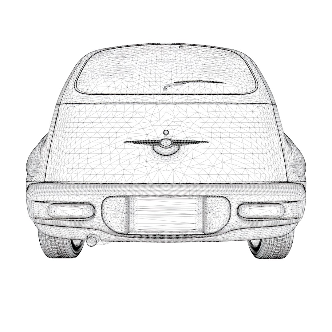 3D Chrysler PT Cruiser Hatchback - 2007 model - TurboSquid 2138560