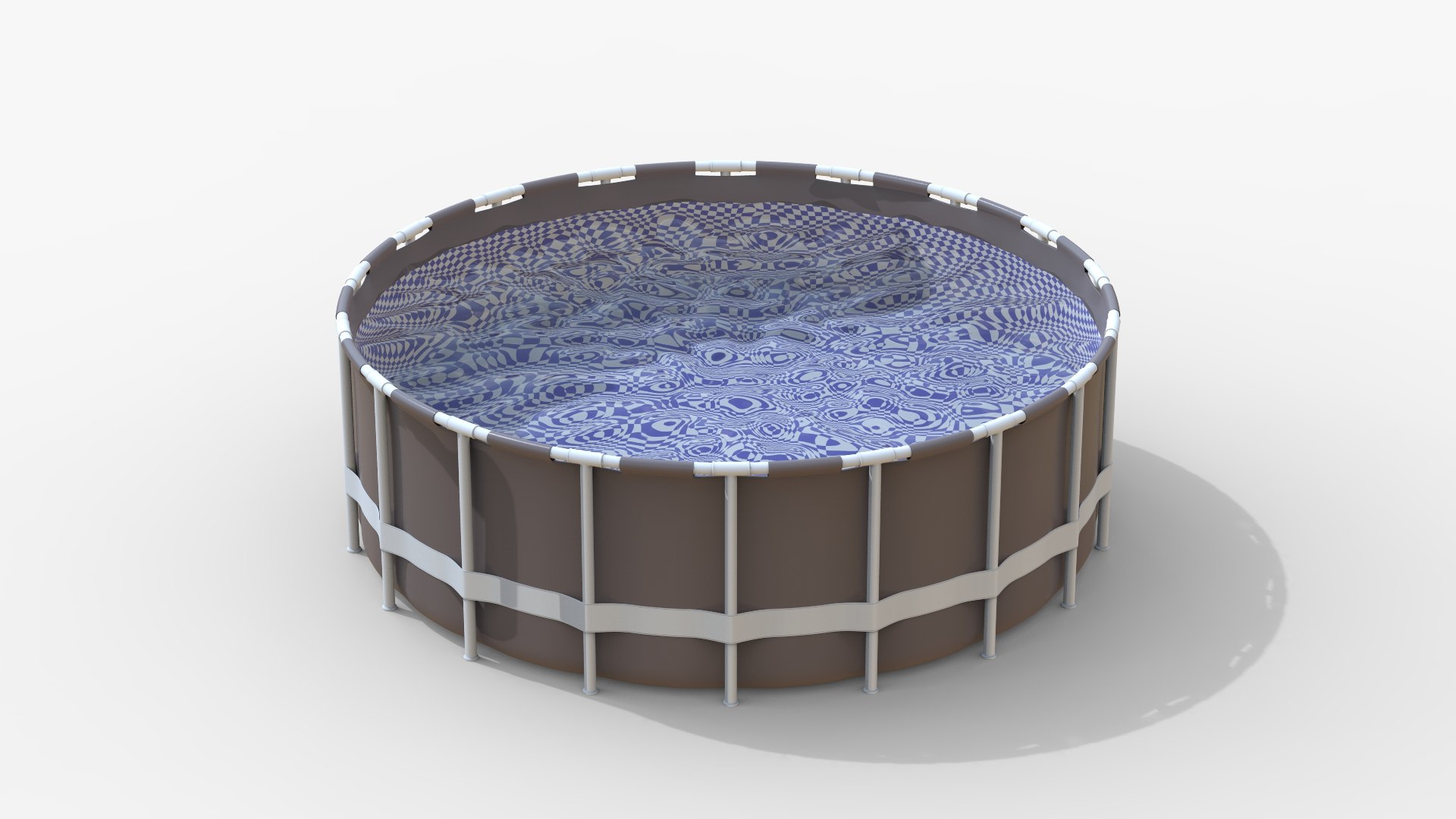 Tubular Swimming Pool 3D - TurboSquid 1901859