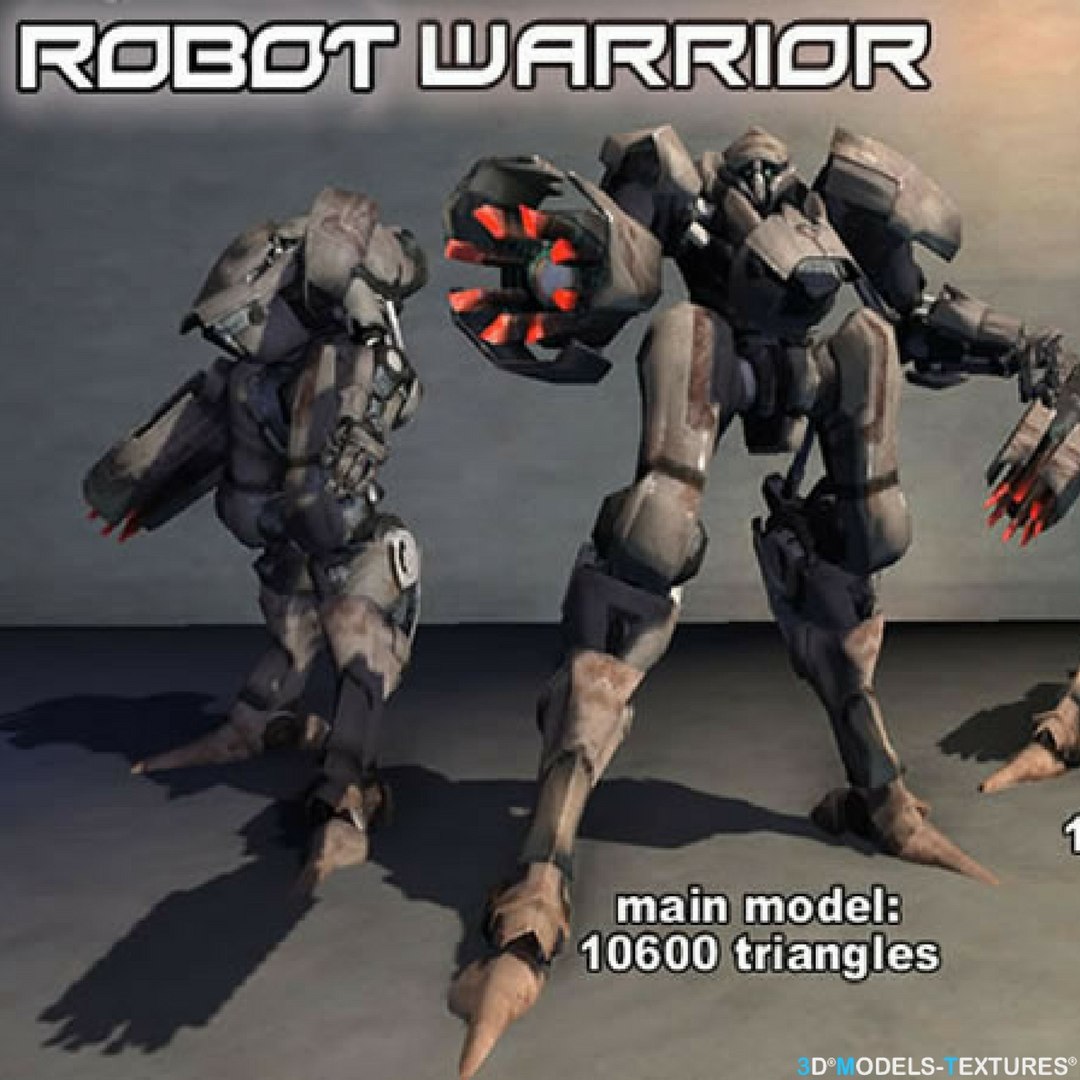 Robot Warrior 3D Model - TurboSquid 1212280