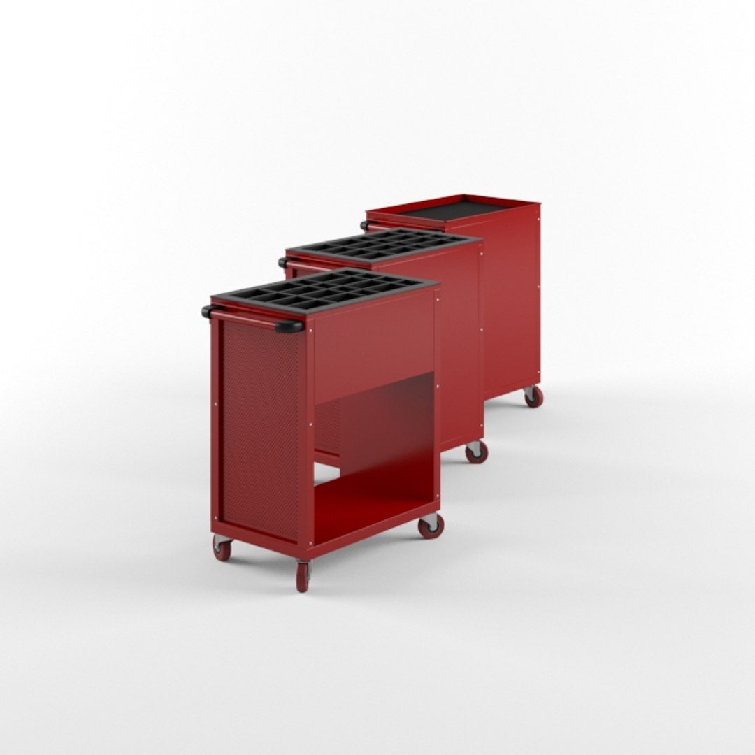 3D Ar Service Carts Model - TurboSquid 1350442