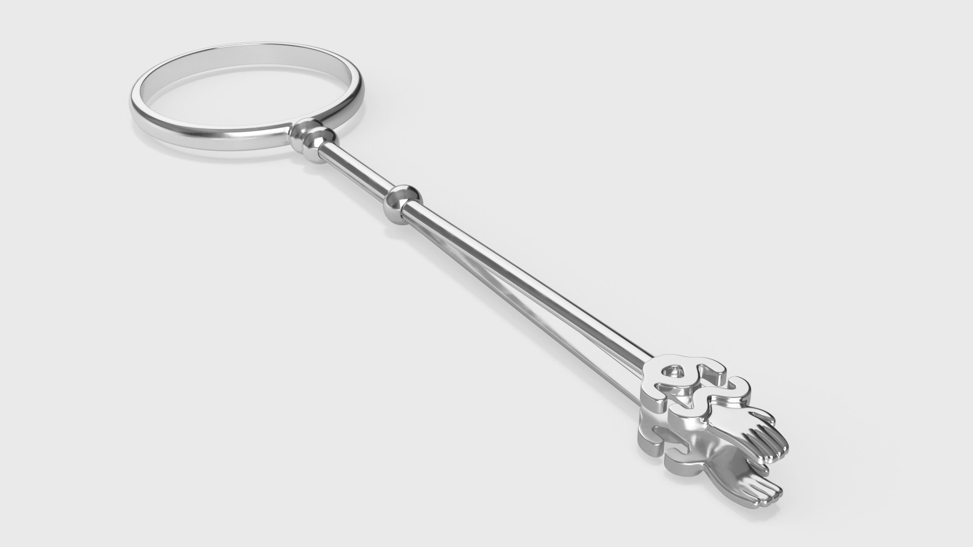 Vintage Silver Ring Cigarette Holder 3D Model - TurboSquid 2220592