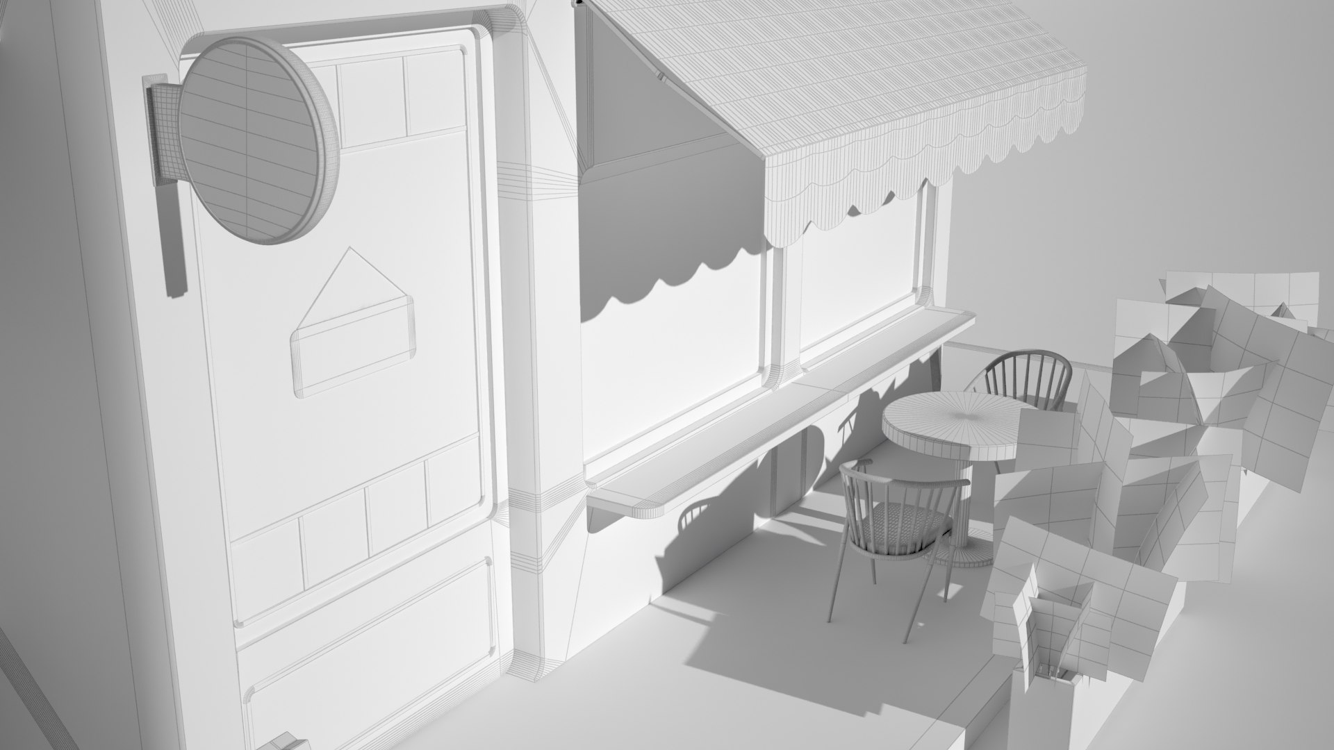 Coffee Shop model - TurboSquid 1978680