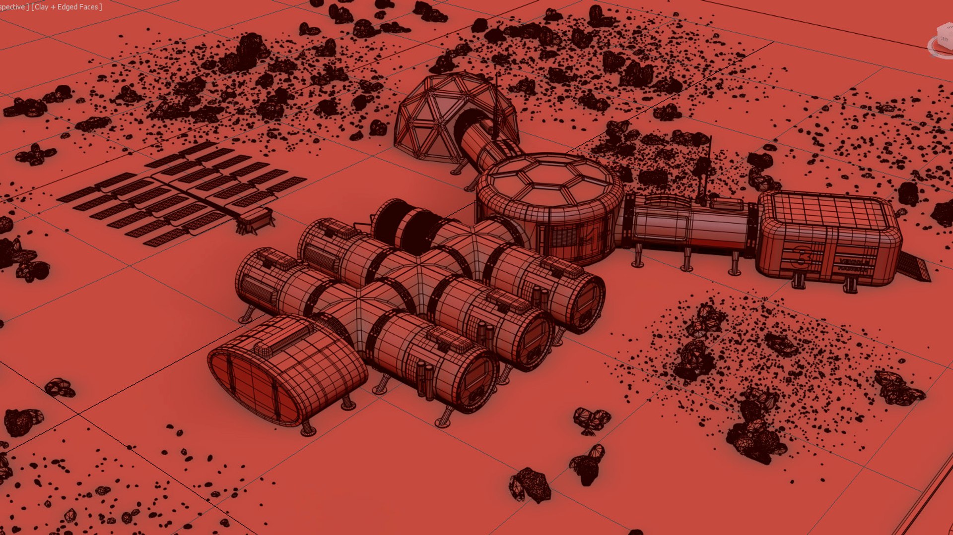 Colony Mars 3D - TurboSquid 1207834