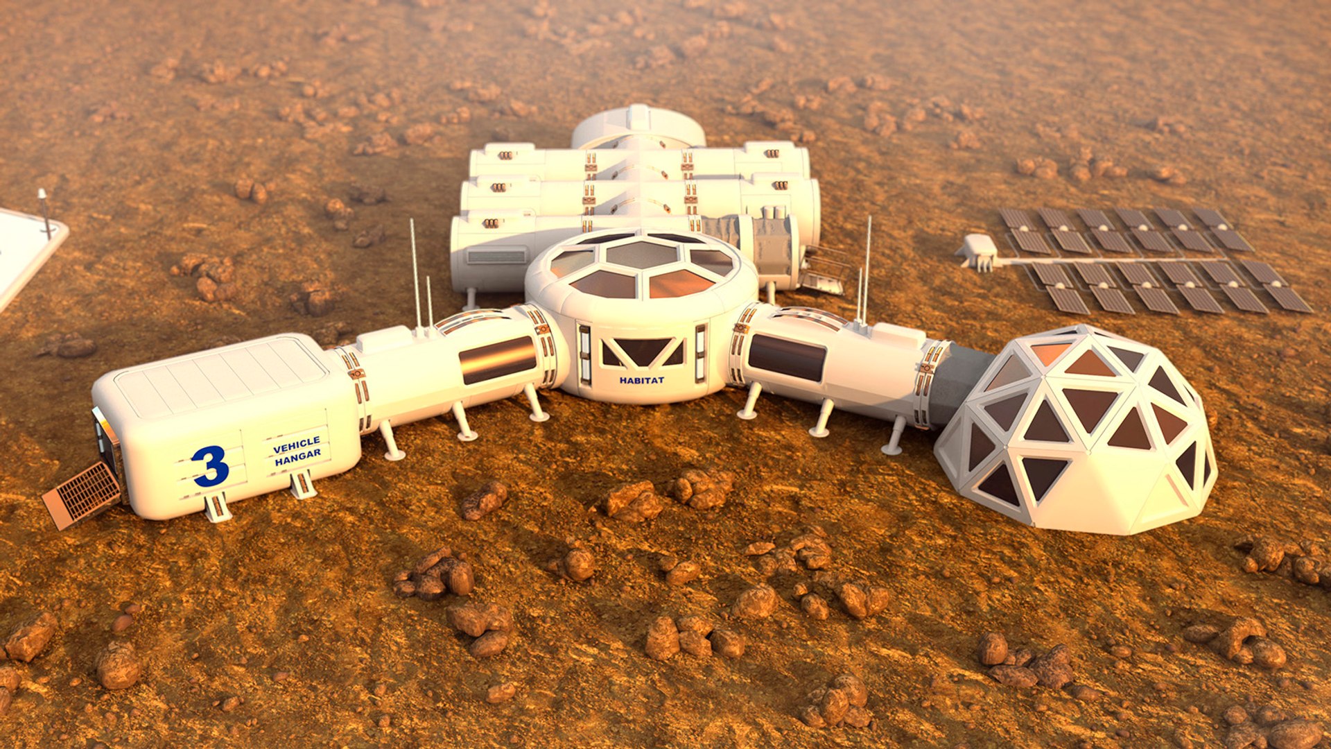 Colony Mars 3D - TurboSquid 1207834