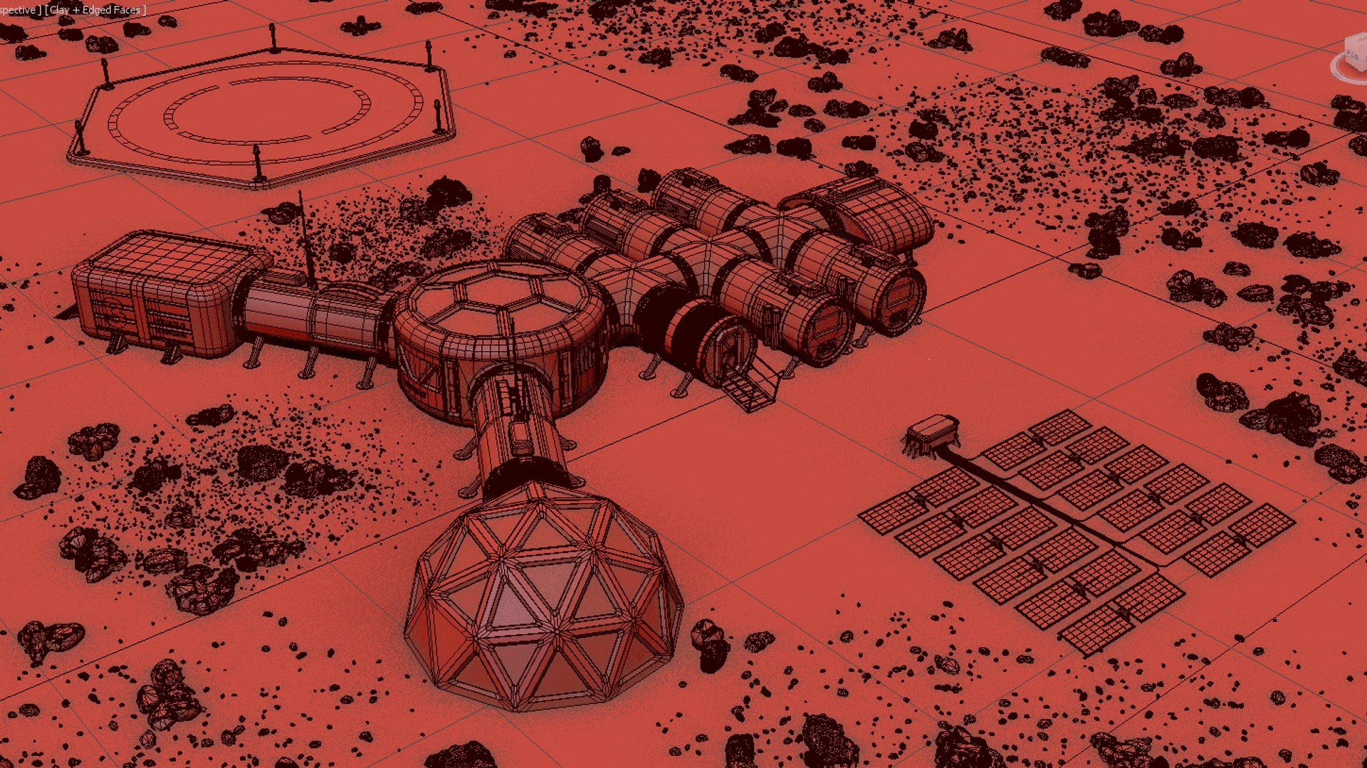 Colony Mars 3D - TurboSquid 1207834