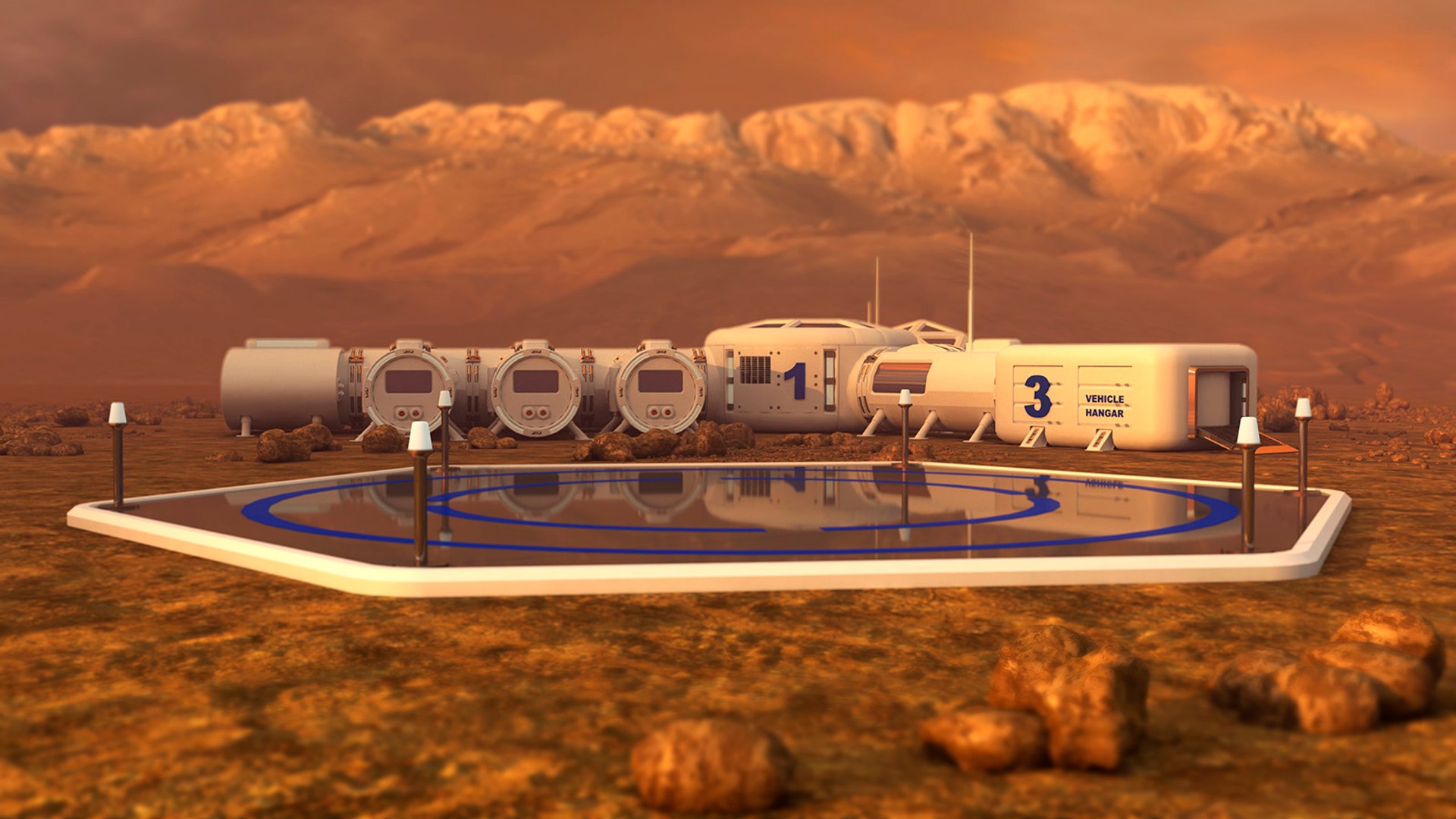 Colony Mars 3D - TurboSquid 1207834