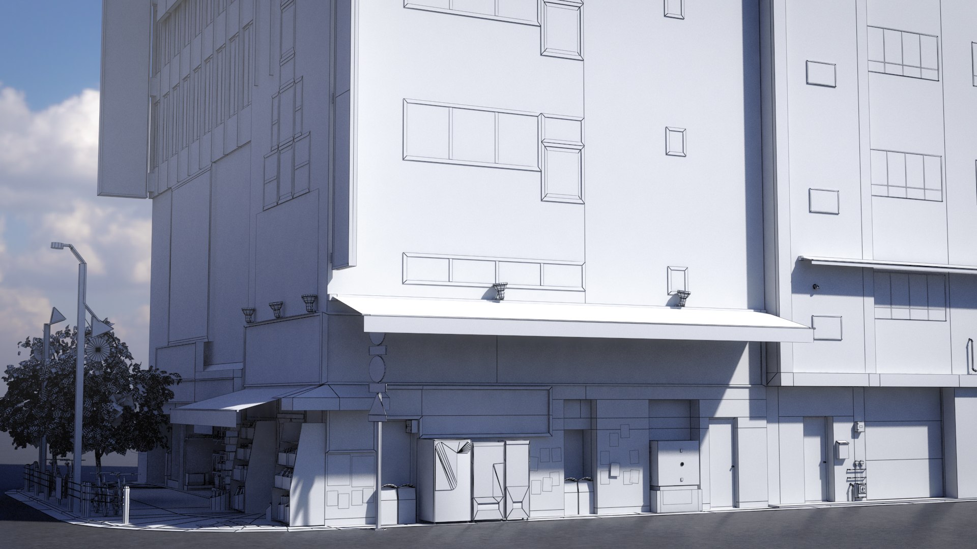 Japanese Streetscape Akihabara 0005 3D Model - TurboSquid 2276249