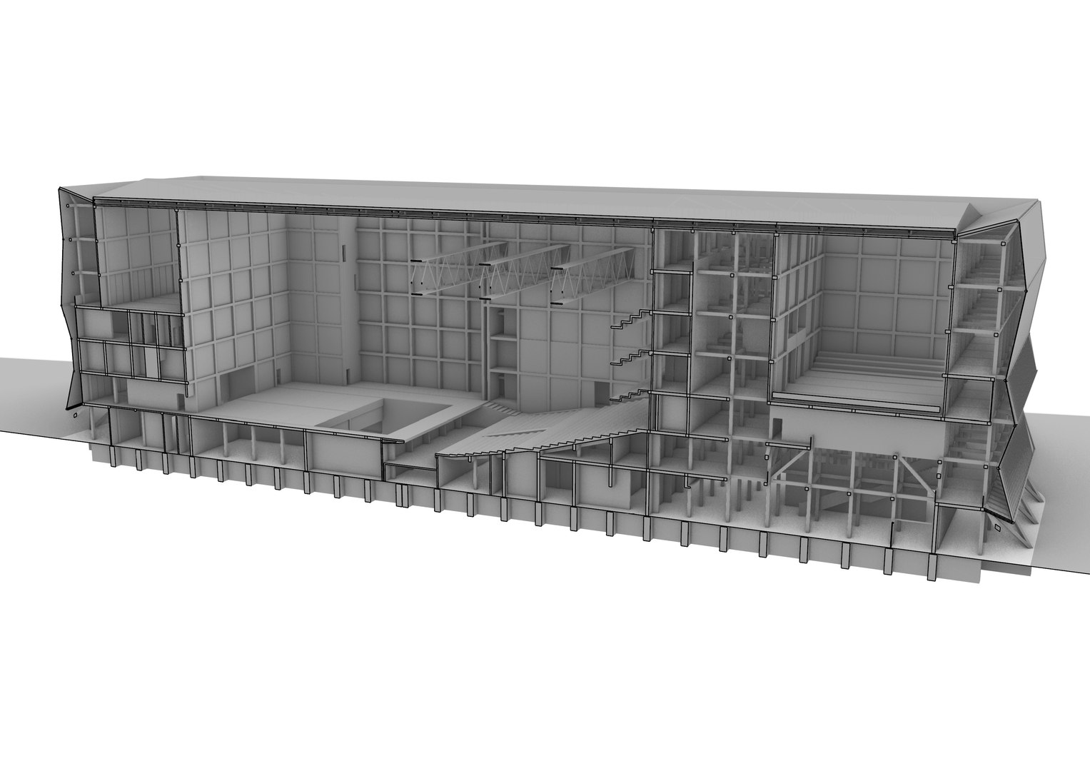 Teatro BIOBIO 3D Model - TurboSquid 2076535