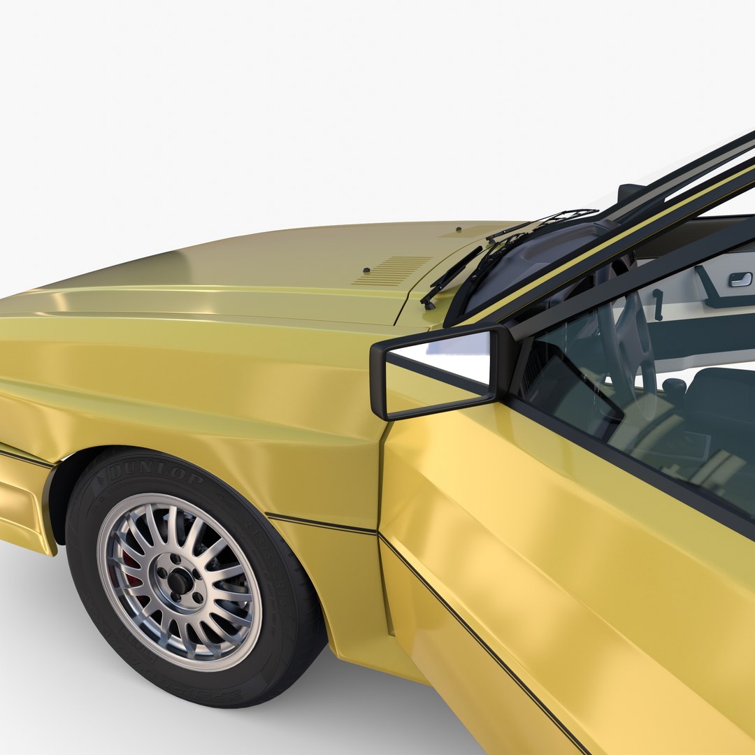 3D Generic 80s Coupe with interior - TurboSquid 2009888