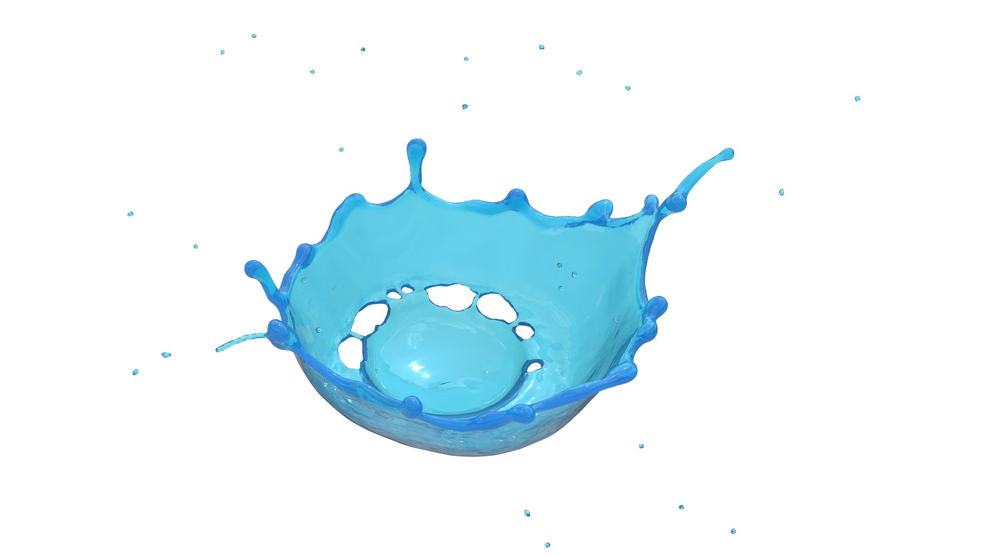 3D Model Splash Collection Pack 08 - TurboSquid 2369375