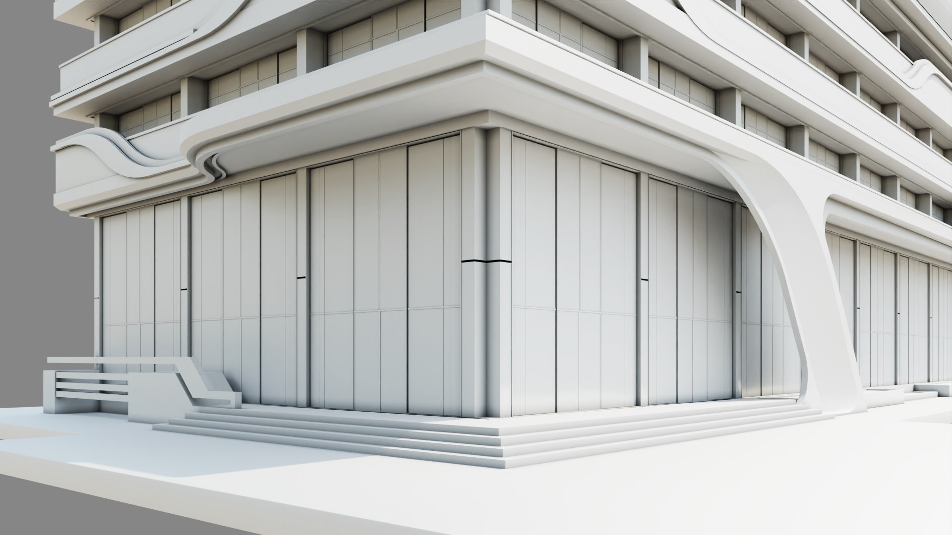 Modern Building 3D model - TurboSquid 2028998
