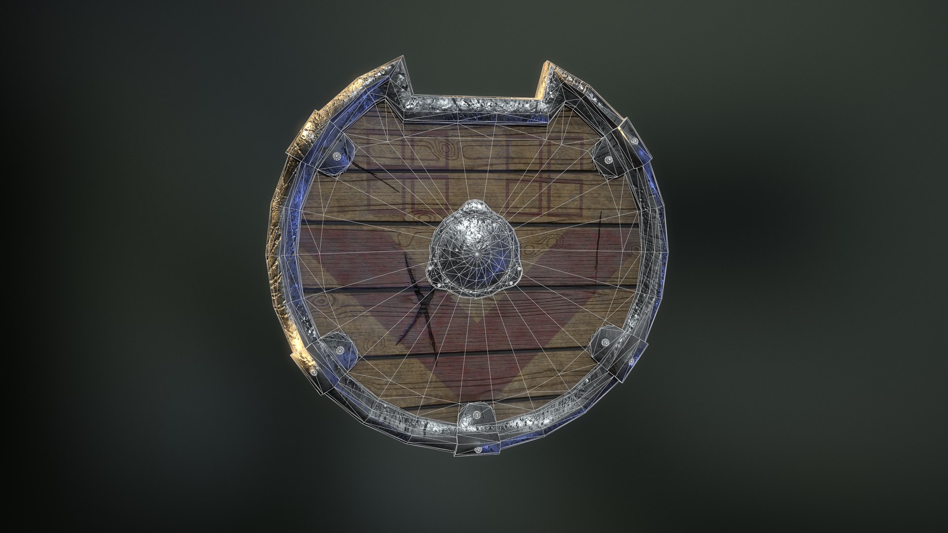 Viking Shield Kit Game Ready Low-poly 3D Model - TurboSquid 1713979