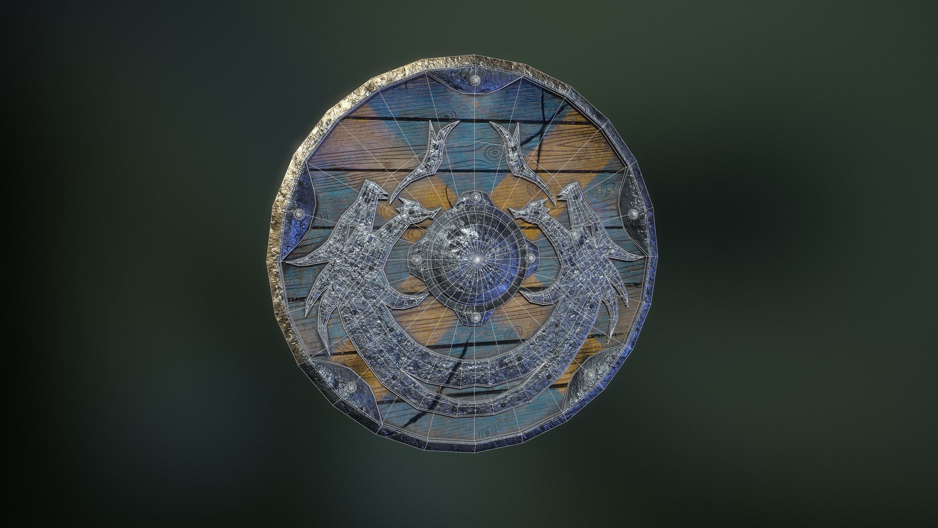 Viking Shield Kit Game Ready Low-poly 3D Model - TurboSquid 1713979