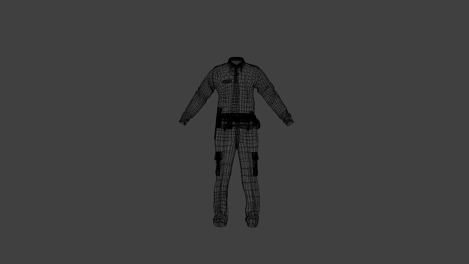 Police Uniform Duty Belt 3D Model - TurboSquid 1966254