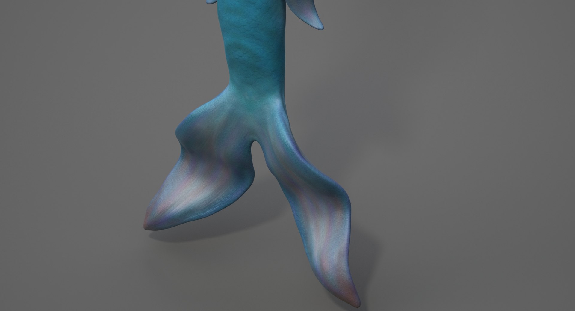 3D Model Blue Mermaid Character - TurboSquid 1989830
