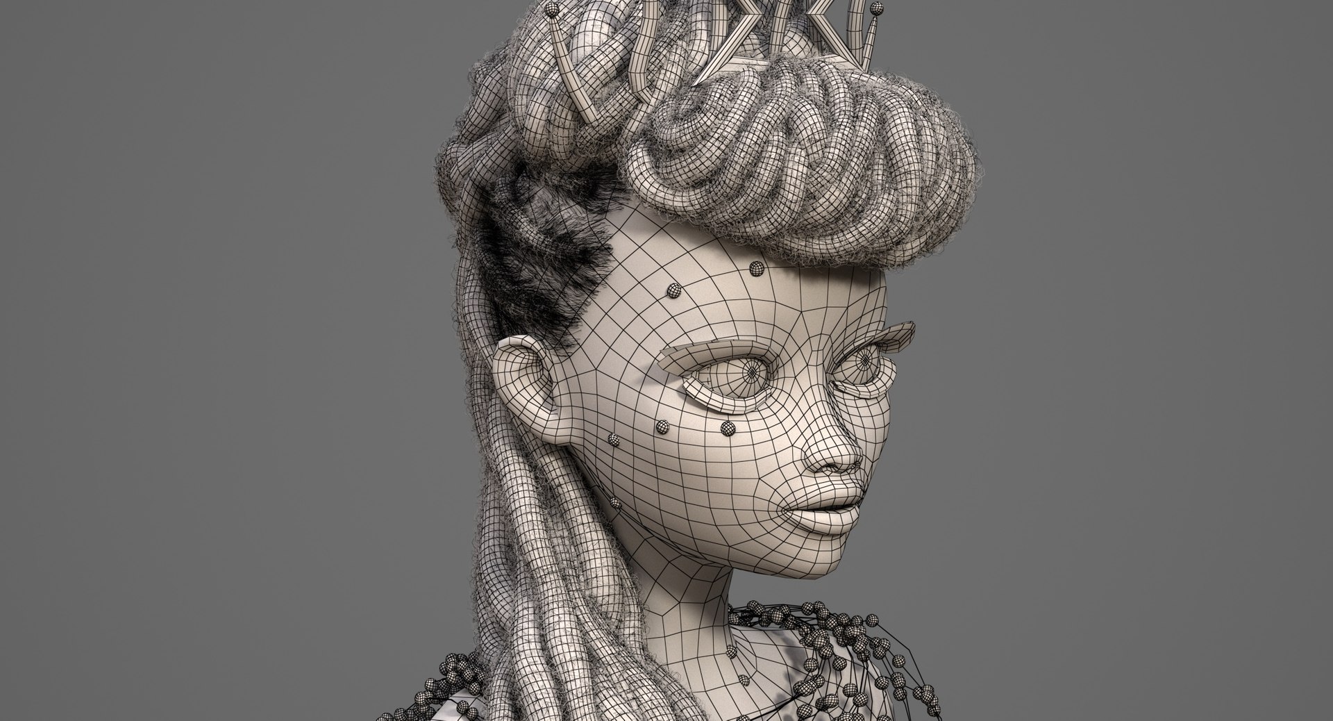 3D Model Blue Mermaid Character - TurboSquid 1989830