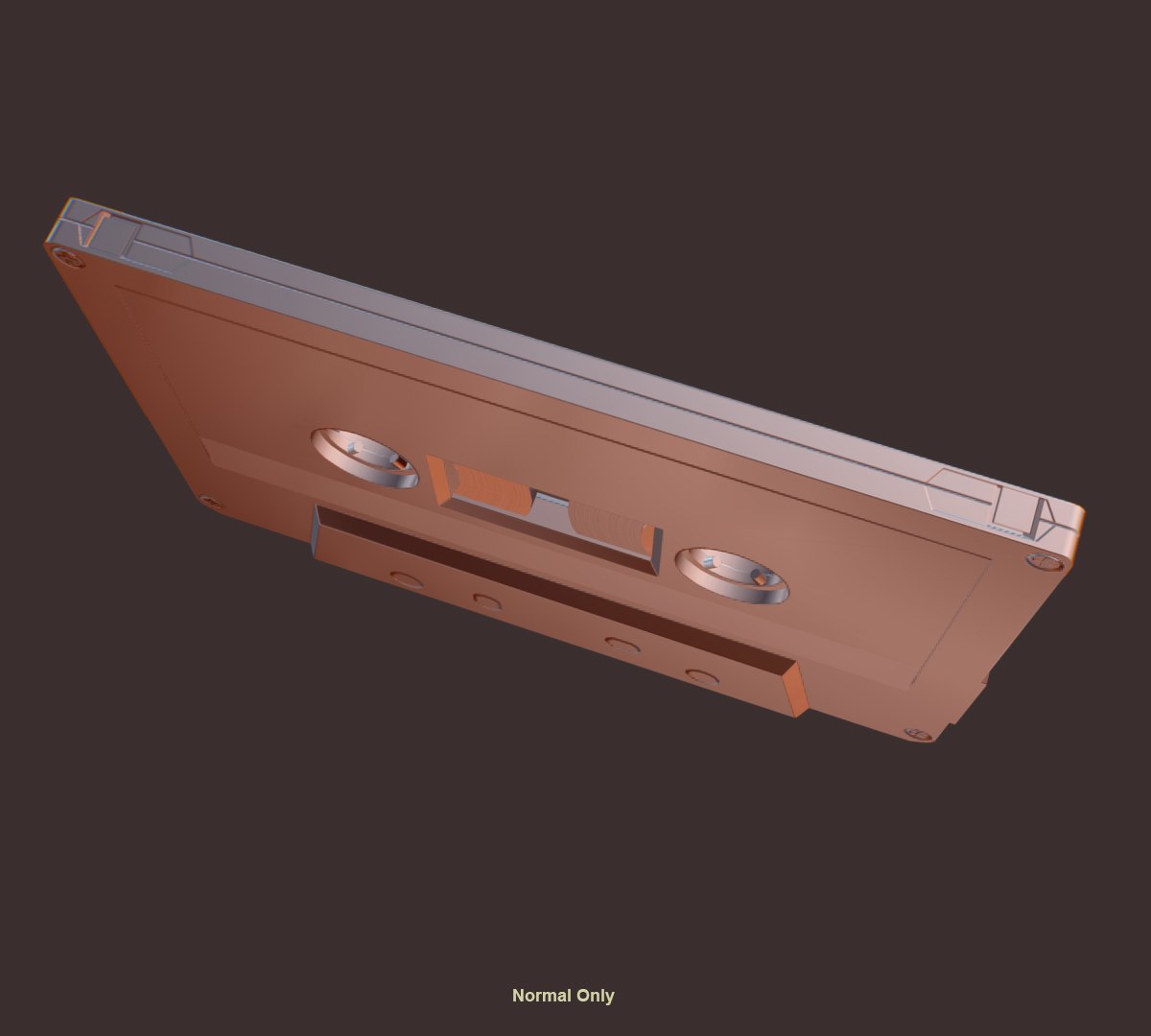 Cassette Tape 3d Model