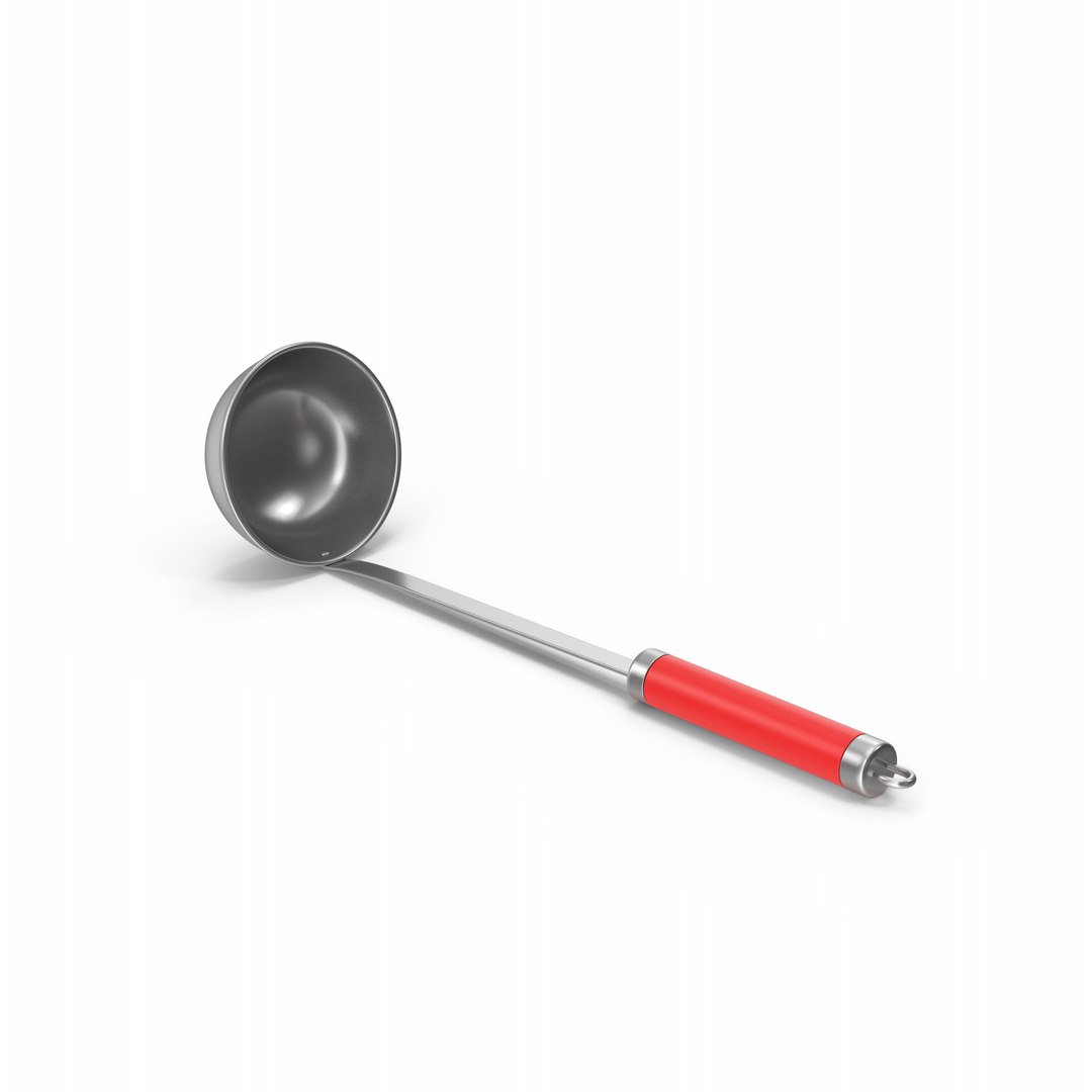 Red Ladle 3D - TurboSquid 1888858