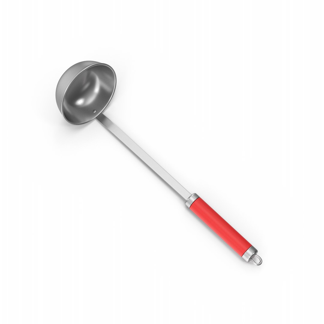 Red Ladle 3D - TurboSquid 1888858
