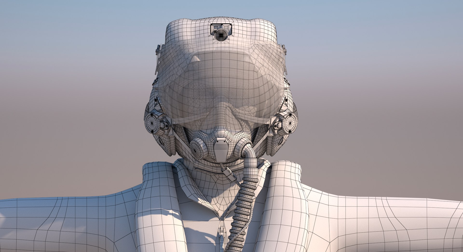3D Model Fighter Pilot - TurboSquid 1610096