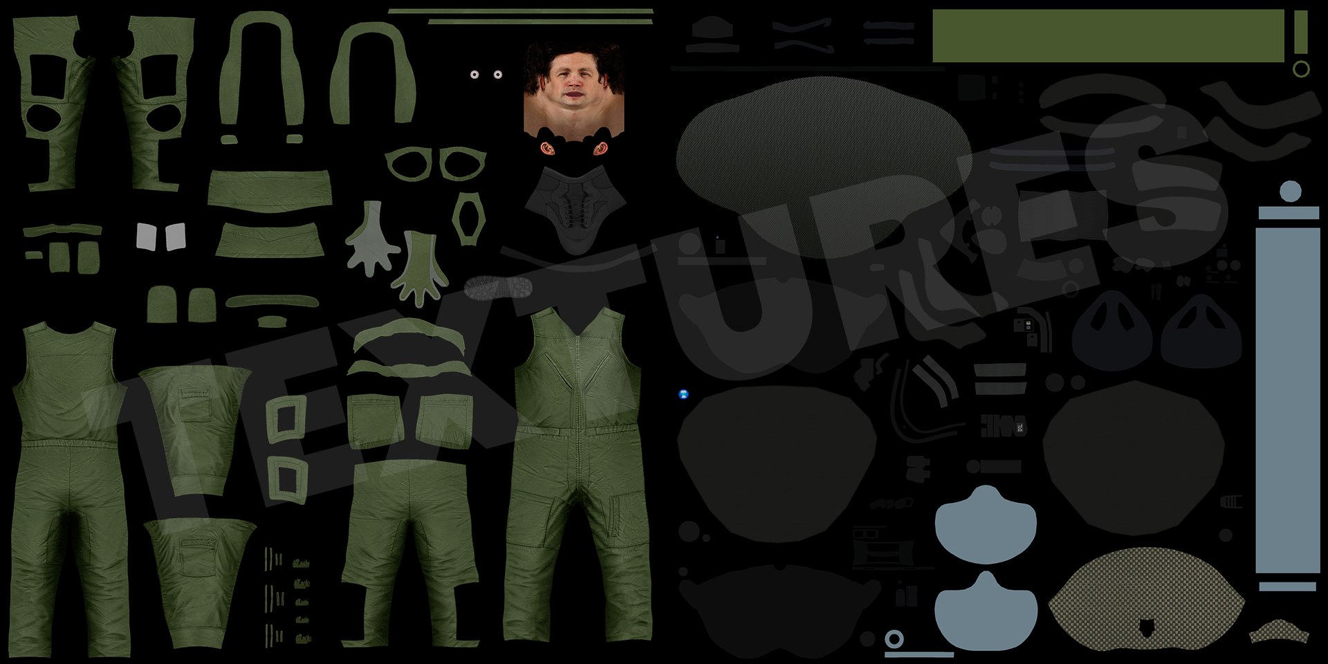 3D Model Fighter Pilot - TurboSquid 1610096