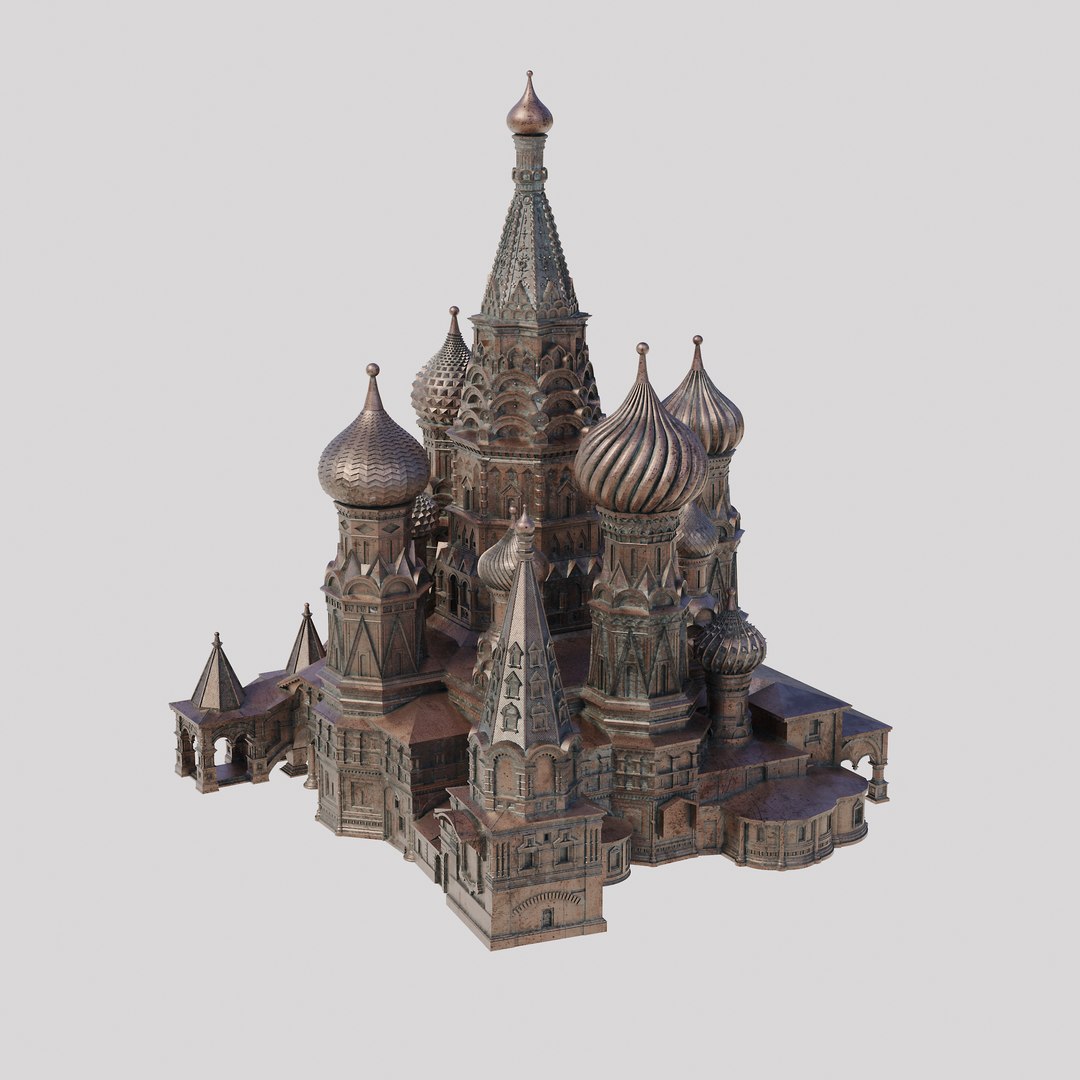 3D Saint Basils Cathedral - TurboSquid 2344572