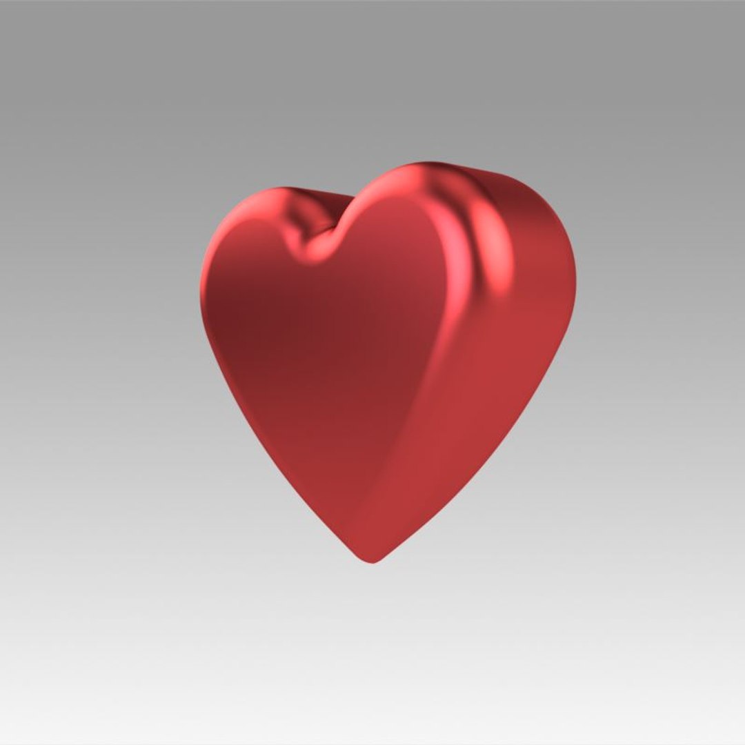 3D model love heart - TurboSquid 1420747