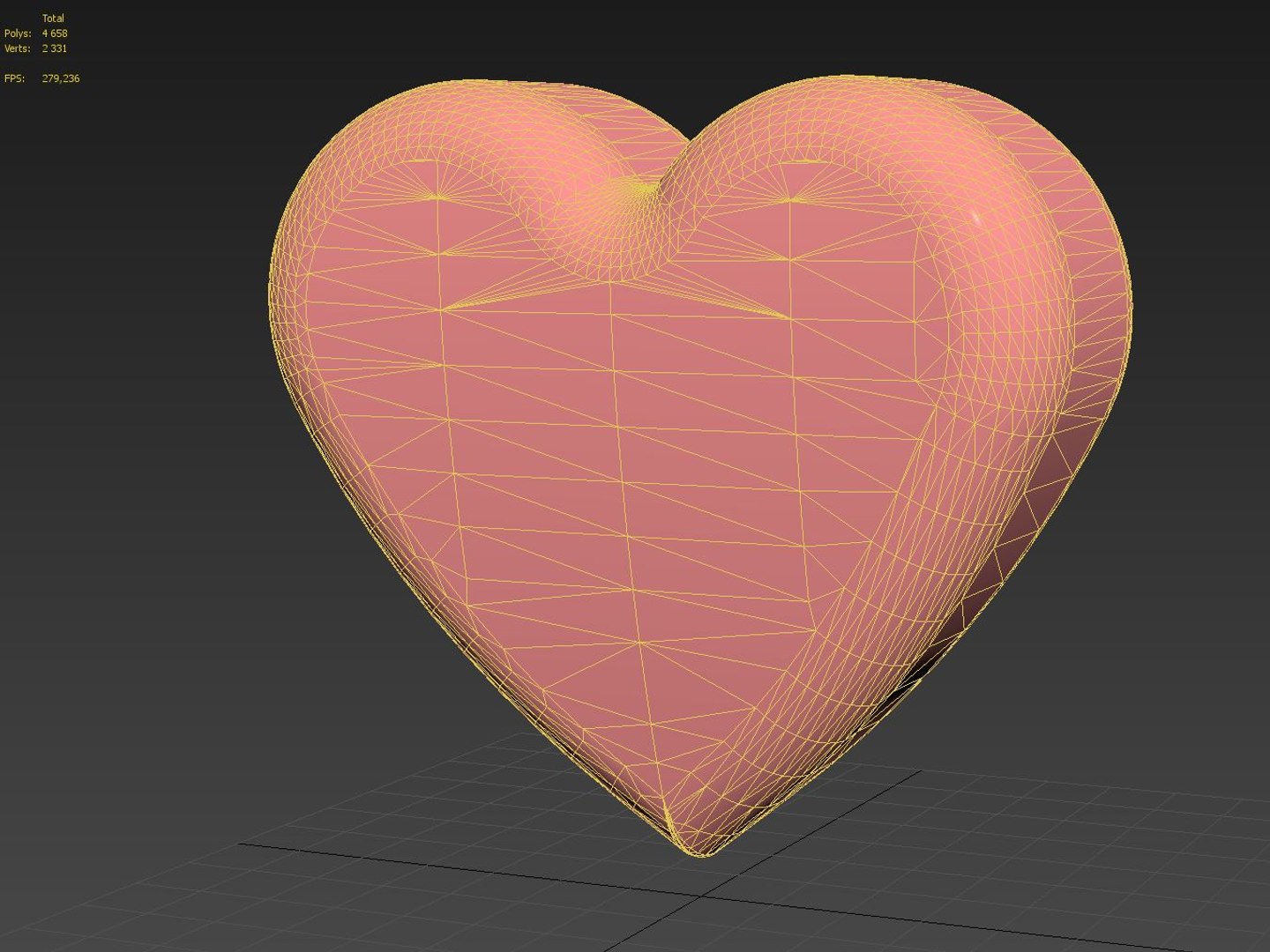 3D model love heart - TurboSquid 1420747