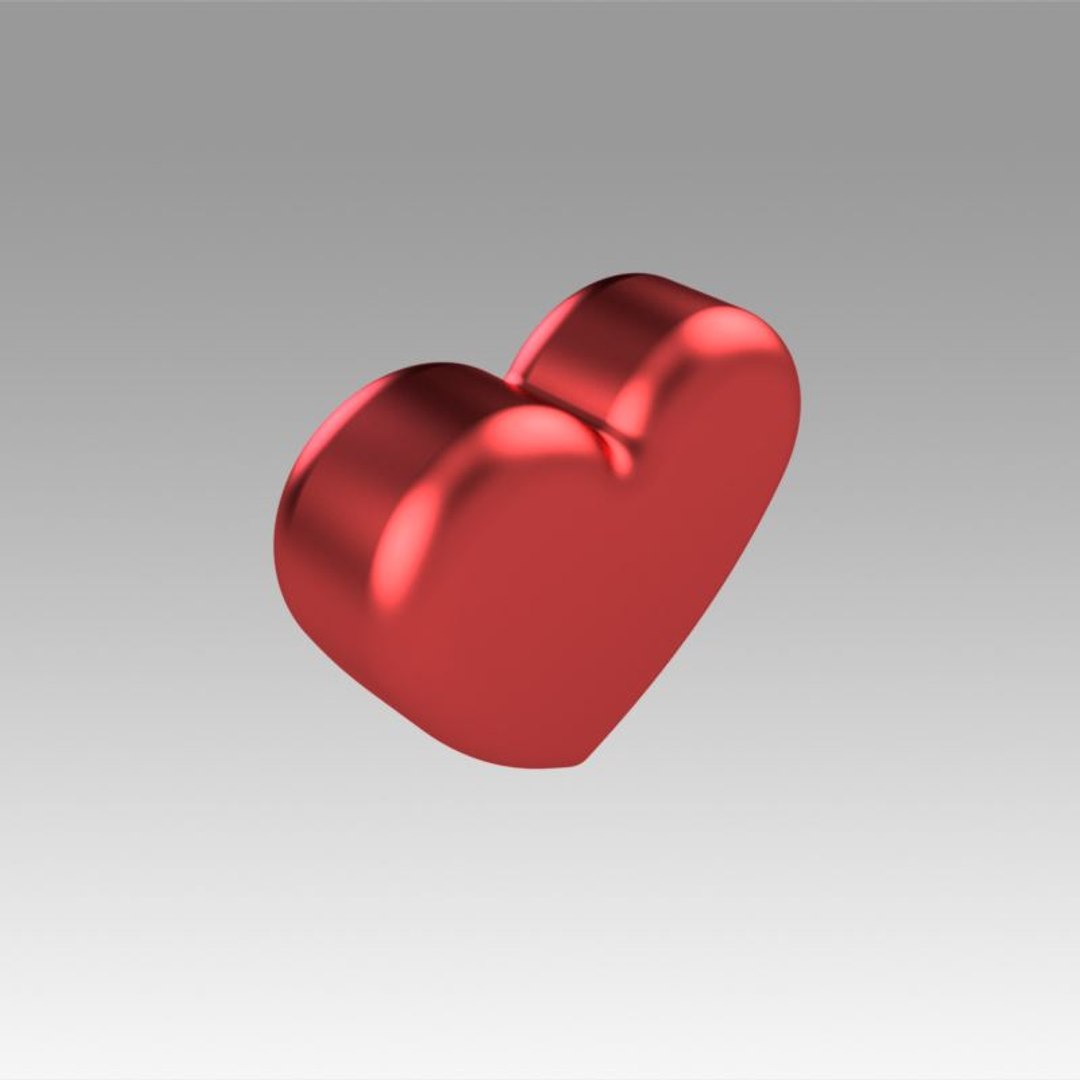 3D model love heart - TurboSquid 1420747