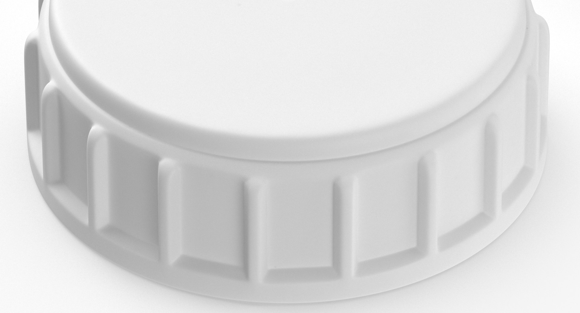 Ribbed Plastic Buttress Cap Model - TurboSquid 1712663