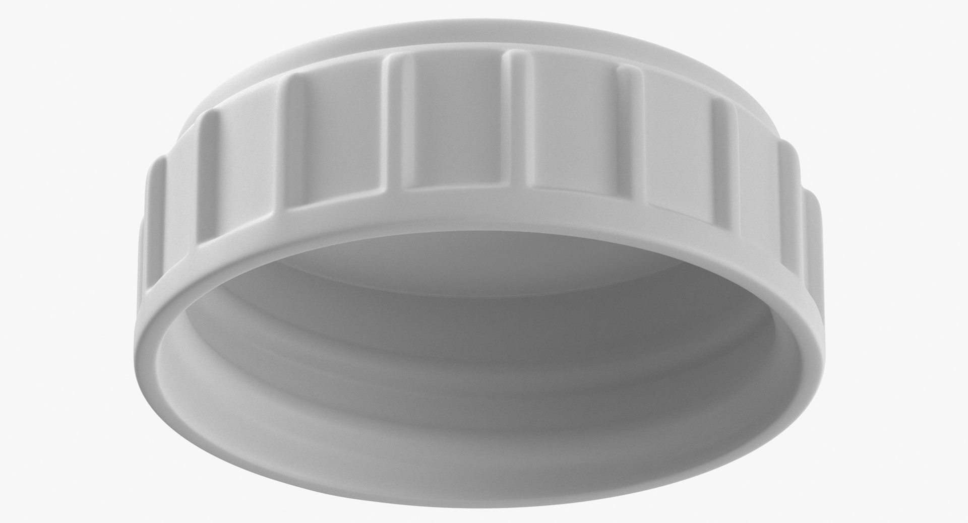 Ribbed plastic buttress cap model - TurboSquid 1712663