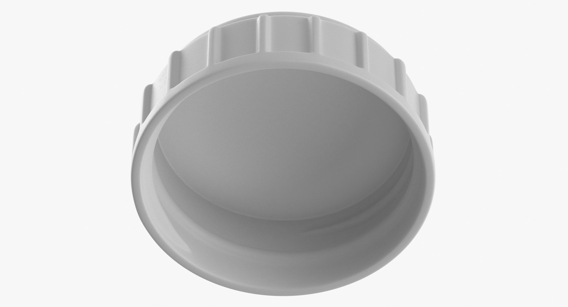 Ribbed plastic buttress cap model - TurboSquid 1712663