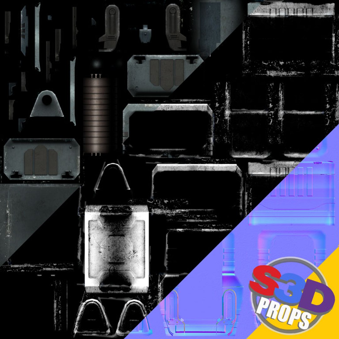 Sci-fi Metal Crate Max