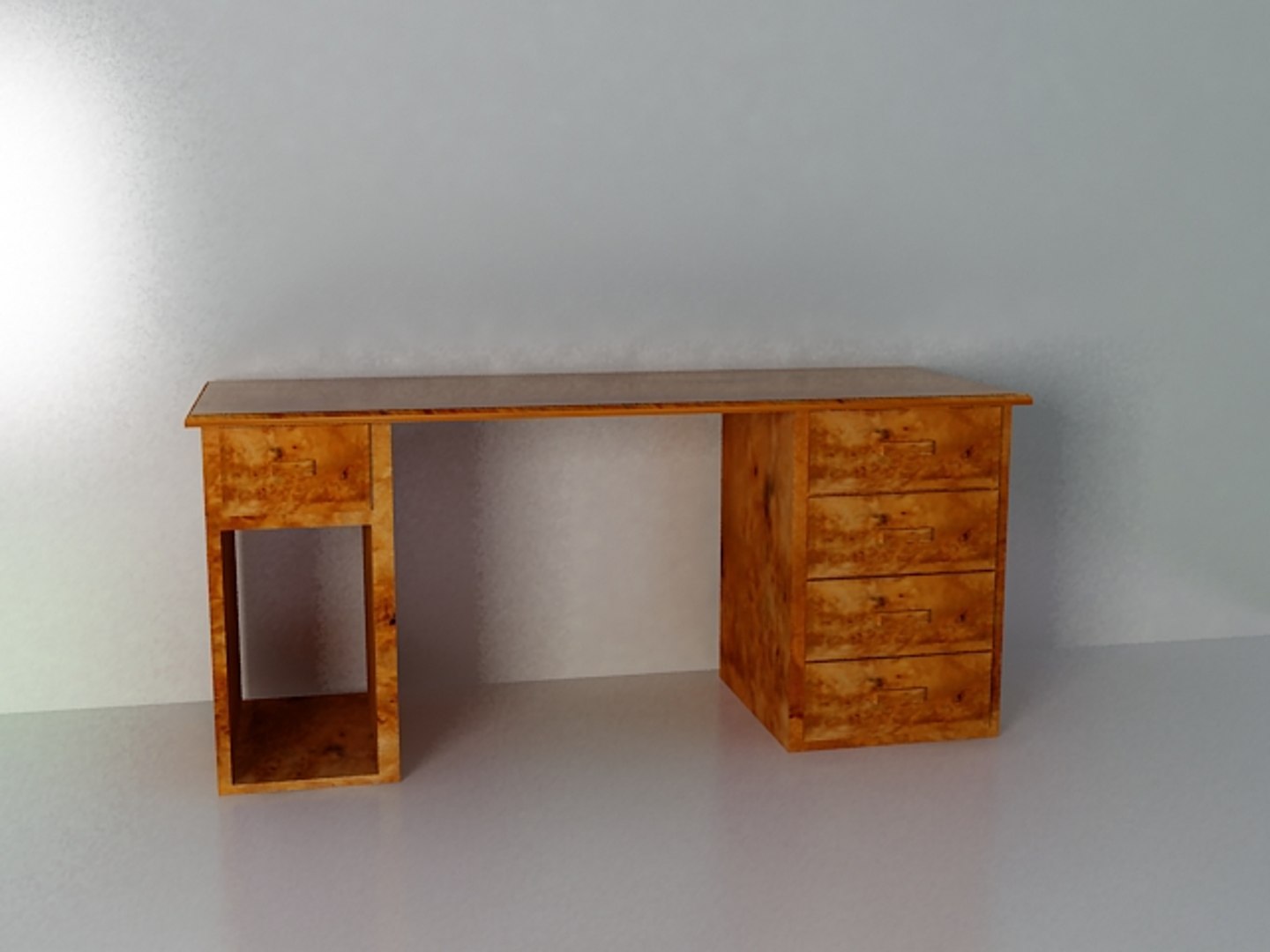 Desk Table 3d Model