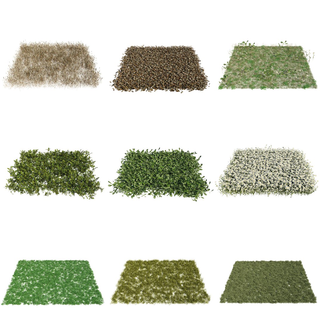 3D Grass4Game - Unity HDRP - TurboSquid 1725981