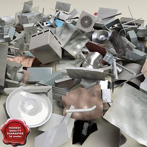 Metal Debris 3D Models for Download | TurboSquid