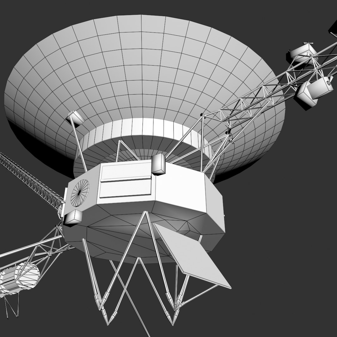 3D Nasa Voyager 1 Model - TurboSquid 1464964