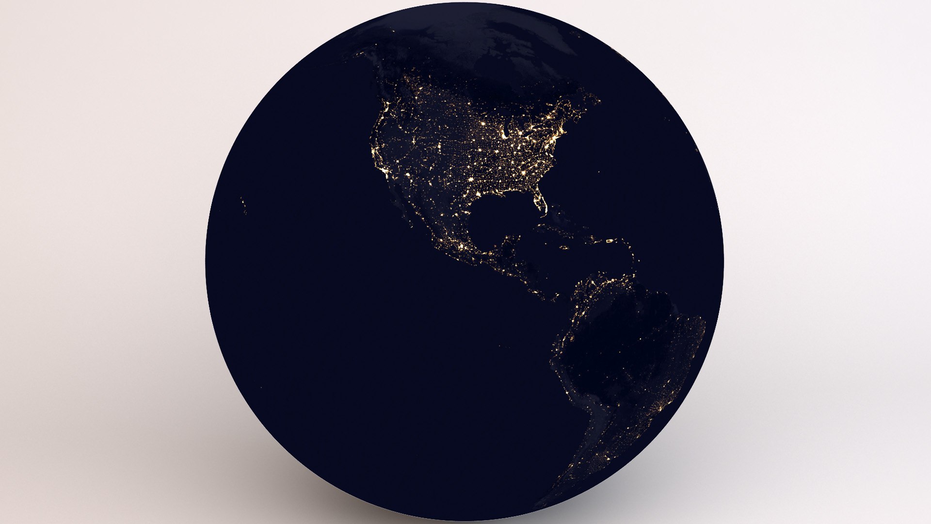 Planet Earth Night 3D Model - TurboSquid 1442398