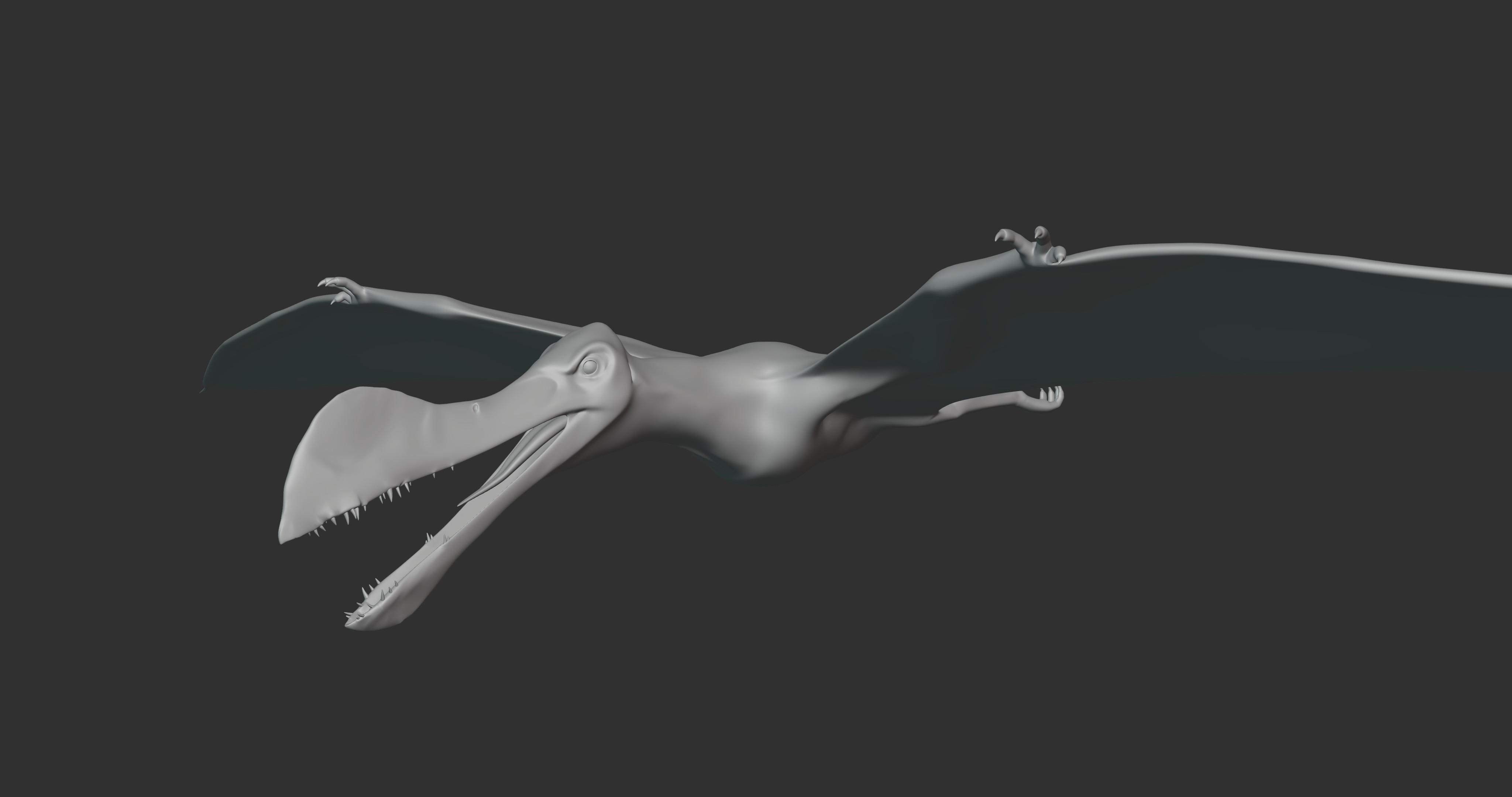 modelo 3d Ornithocheirus Basemesh Low Poly - TurboSquid 1994705
