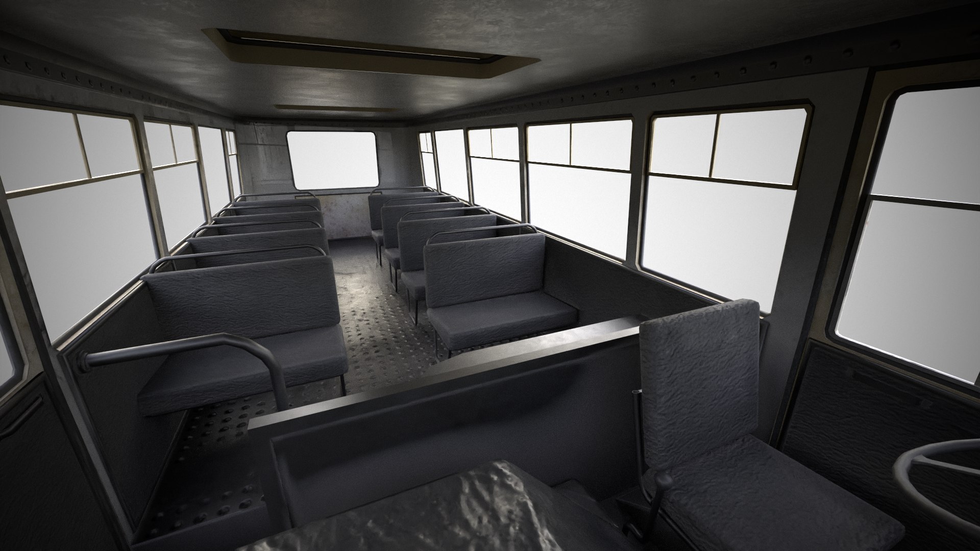 3D Soviet bus - G1A1 - TurboSquid 1864097