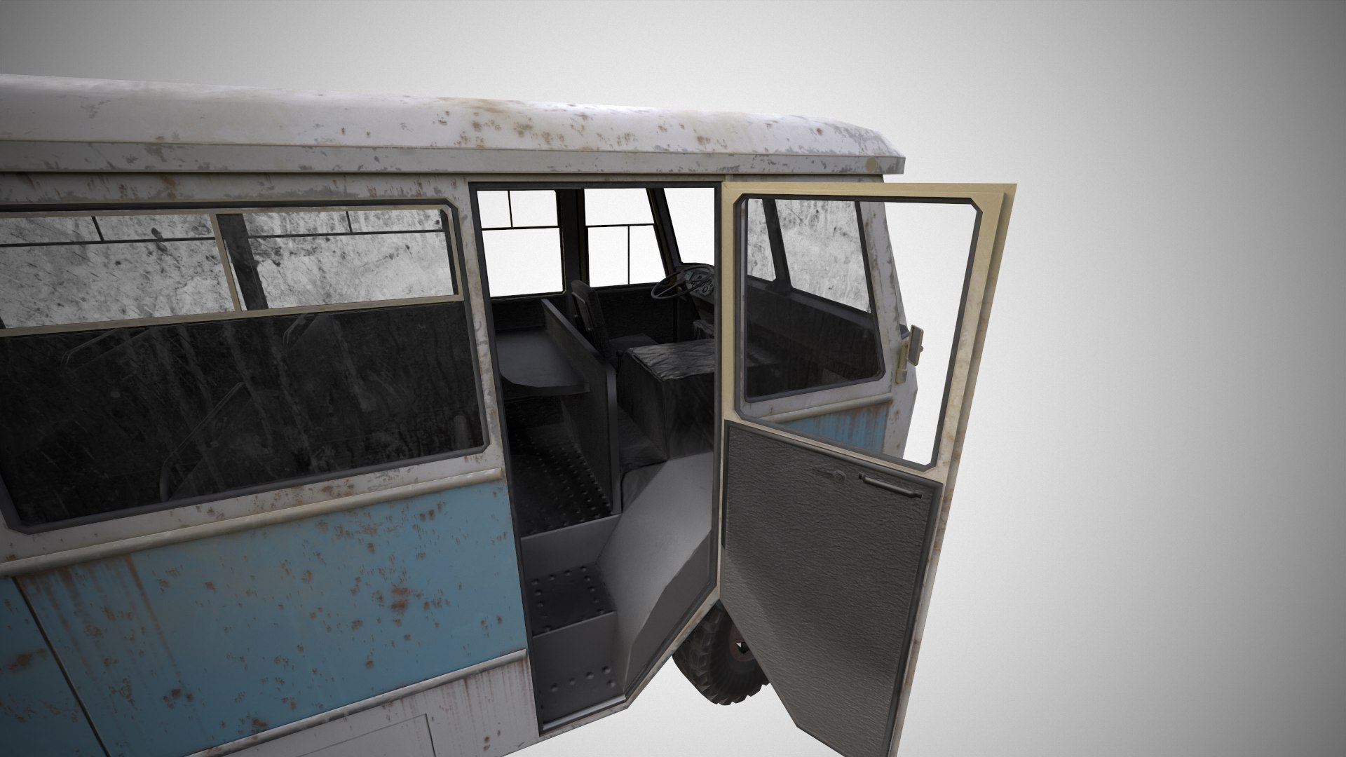 3D Soviet bus - G1A1 - TurboSquid 1864097