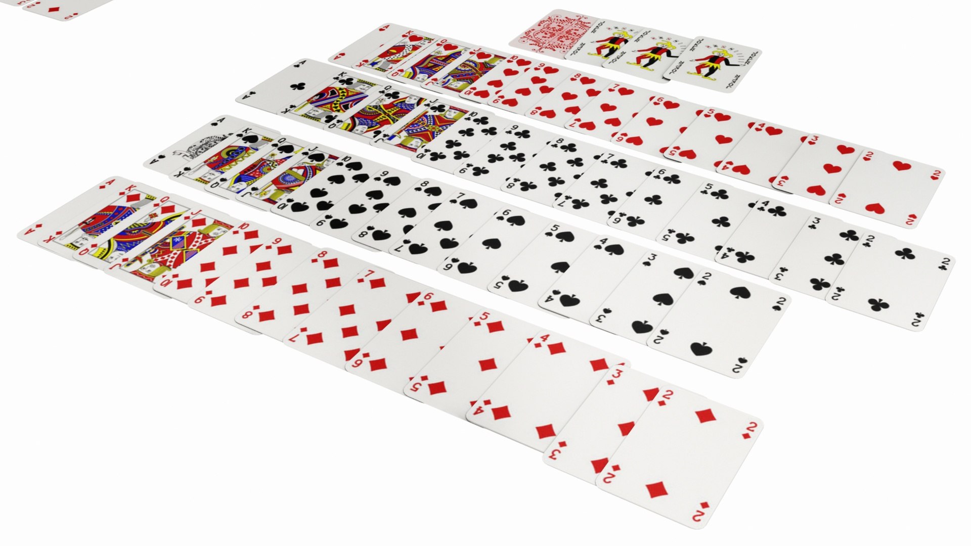 Playing Cards Model - TurboSquid 1507579